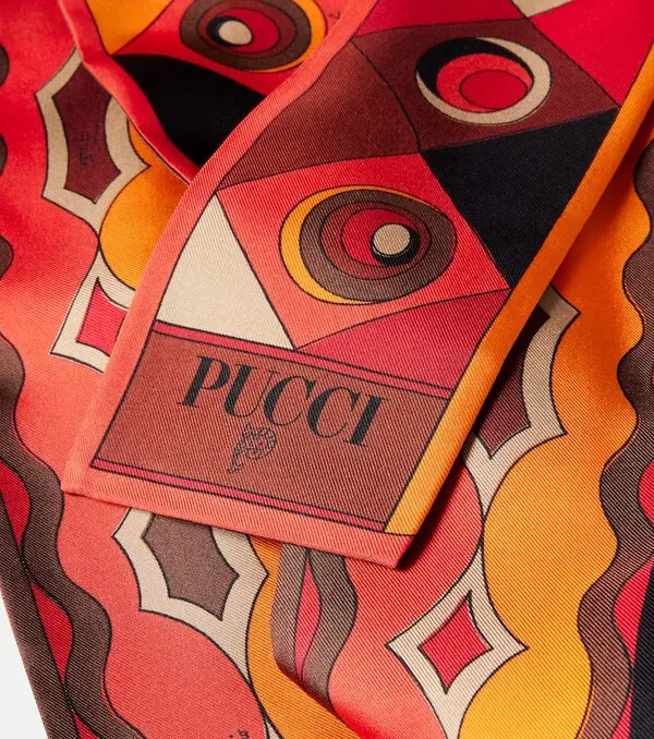 Emilio Pucci Manuba Silk Twill Scarf