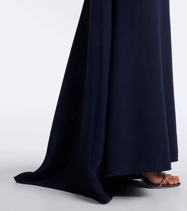 Costarellos Embroidered Gown
