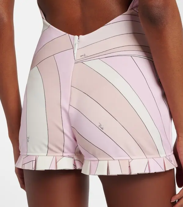 Emilio Pucci Iride Satin Jersey Romper