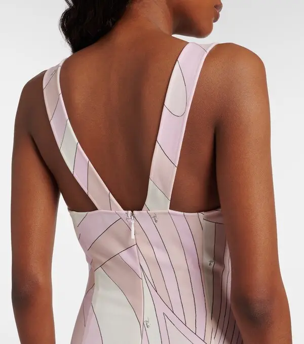 Emilio Pucci Iride Jersey Minidress - Pink