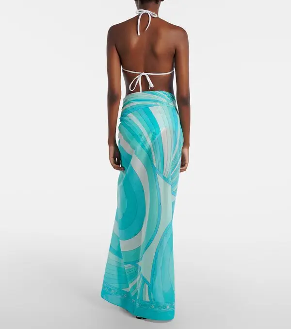 Emilio Pucci Iride Cotton Beach Cover-up