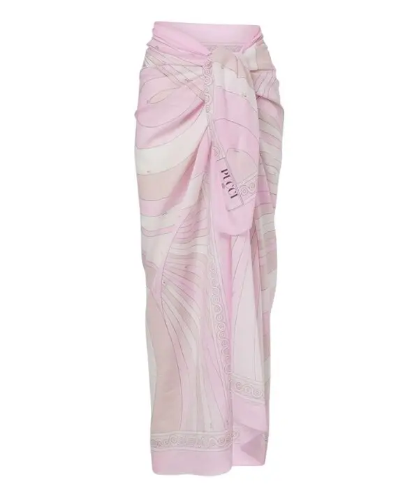 Emilio Pucci Iride Cotton Beach Cover-up - Pink
