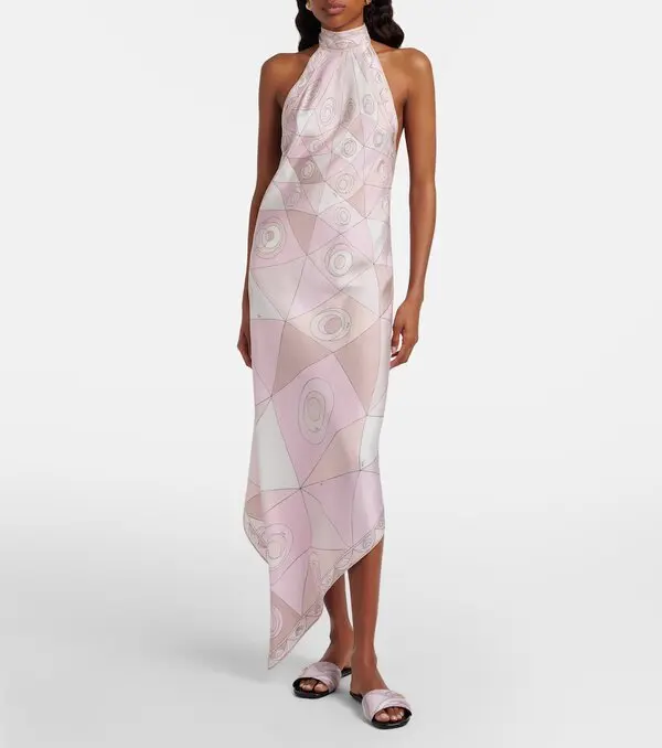 Emilio Pucci Silk Twill Maxi Dress