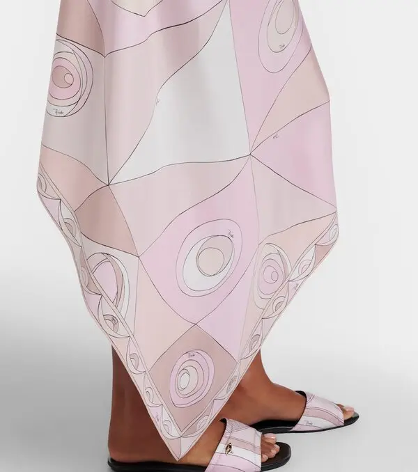 Emilio Pucci Silk Twill Maxi Dress