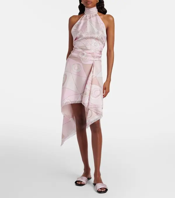 Emilio Pucci Occhi Silk Twill Top