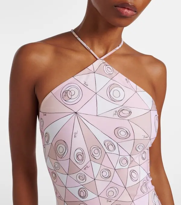 Emilio Pucci Occhi Open-back Swimsuit