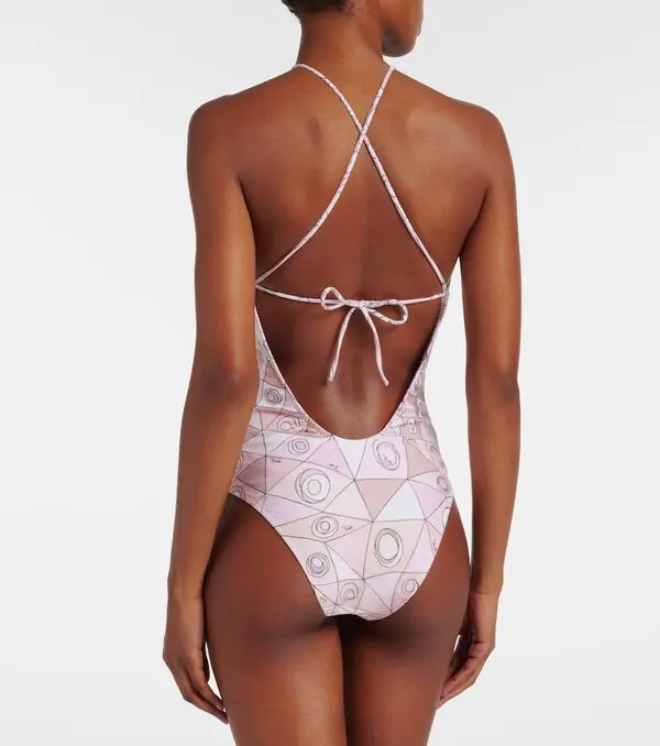 Emilio Pucci Occhi Open-back Swimsuit