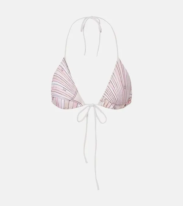 Emilio Pucci Iride Bikini Top - Pink