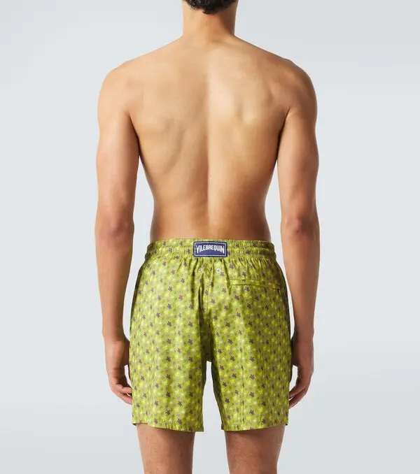 Vilebrequin Mahina Printed Swim Trunks - Green