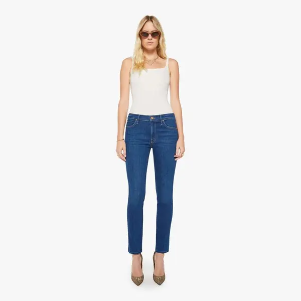 MOTHER The Rascal Skimp Jeans - Blue