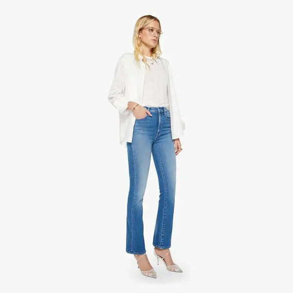 MOTHER The Hustler Skimp Kissing The Caddy Jeans - Blue