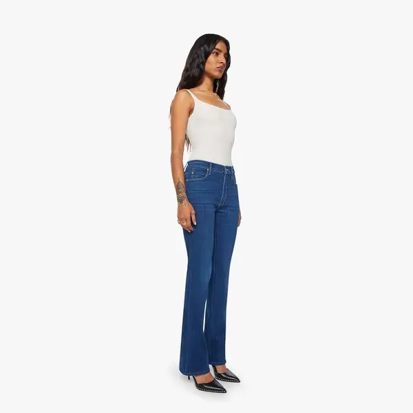 MOTHER The Lil' Runaway Pinkies Up! Jeans - Blue
