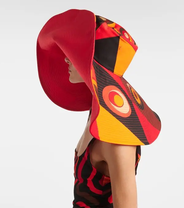 Emilio Pucci Reversible Cotton Hat