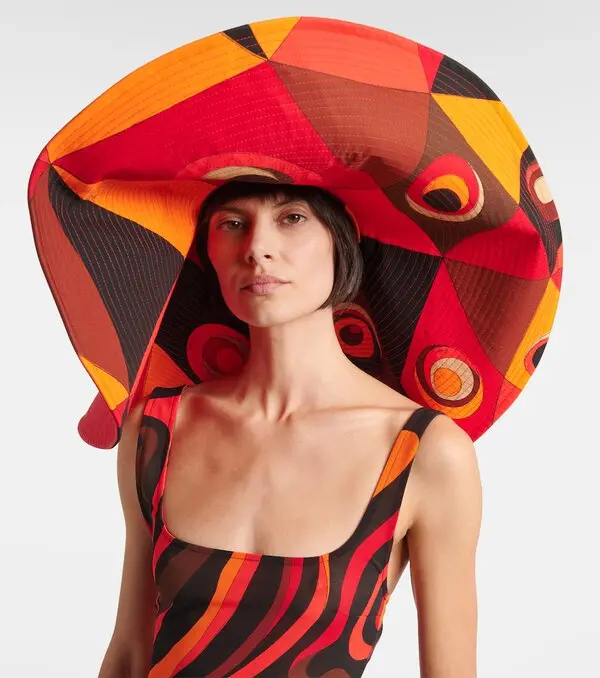 Emilio Pucci Reversible Cotton Hat