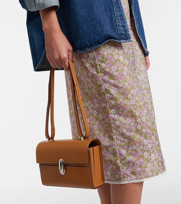 Savette Symmetry 19 Leather Crossbody Bag