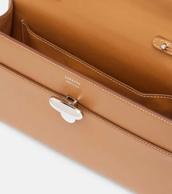 Savette Symmetry Leather Shoulder Bag
