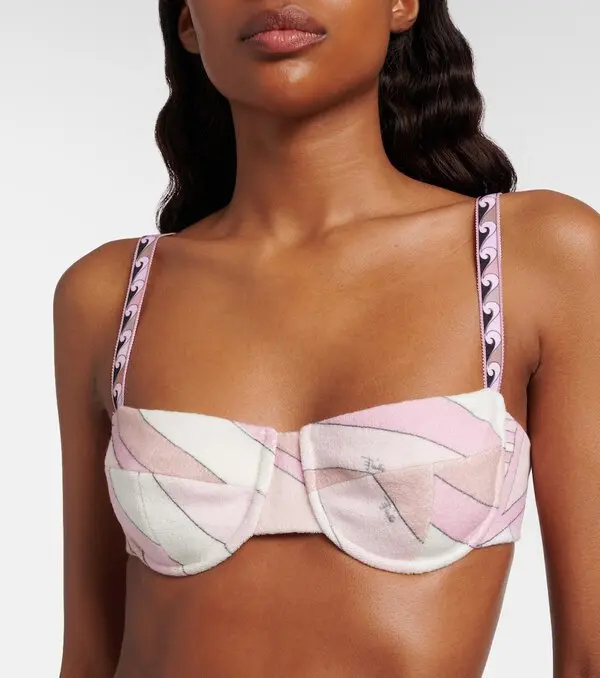 Emilio Pucci Iride Bikini Top