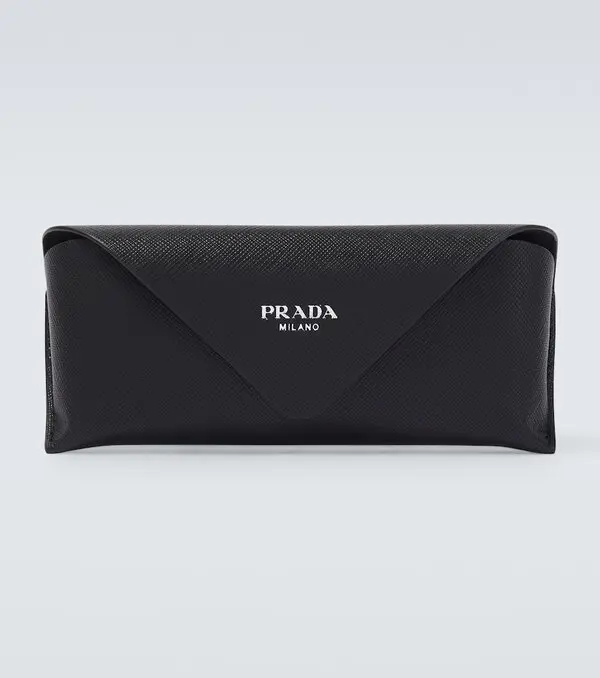 Prada Oval Sunglasses With Acetate Frame