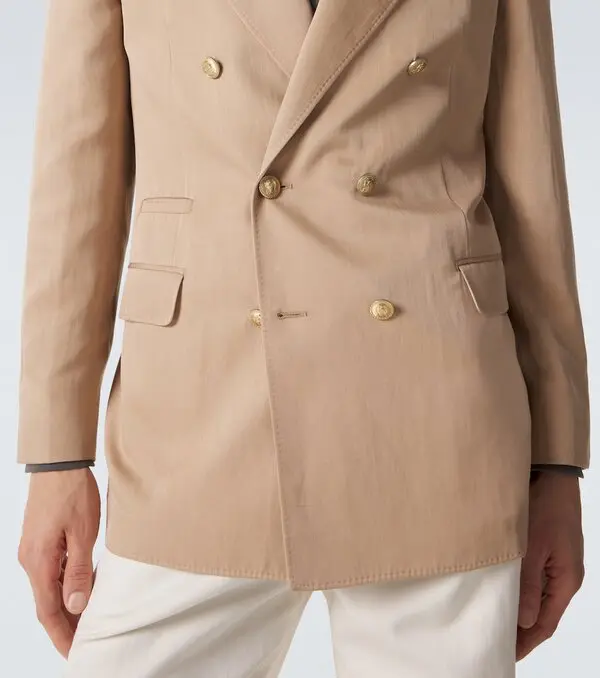 Brunello Cucinelli Silk And Linen Blazer