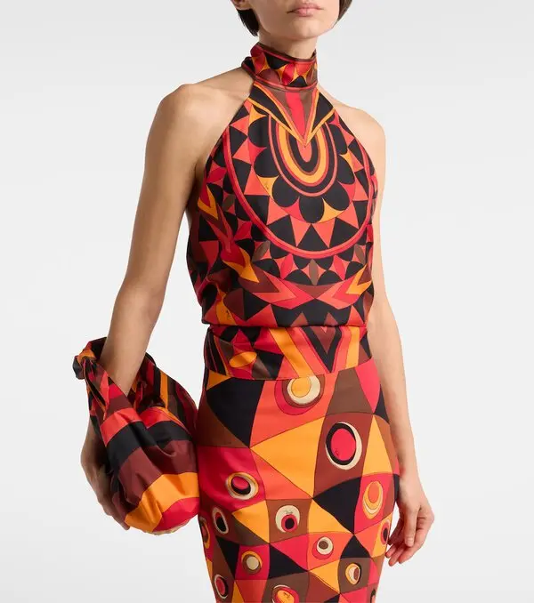 Emilio Pucci Silk Twill Top