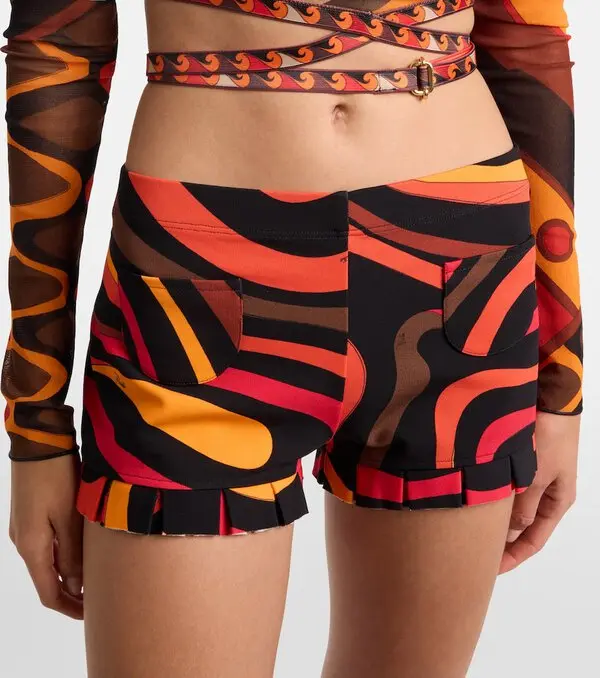 Emilio Pucci Marmo Jersey Shorts