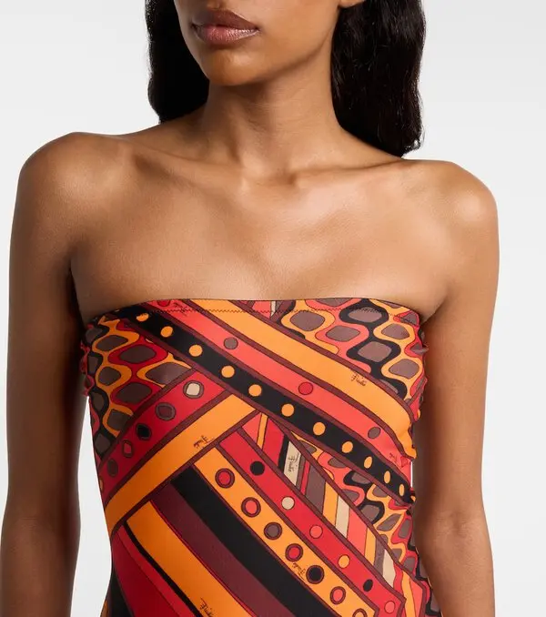 Emilio Pucci Vivara One-piece Swimsuit - Orange