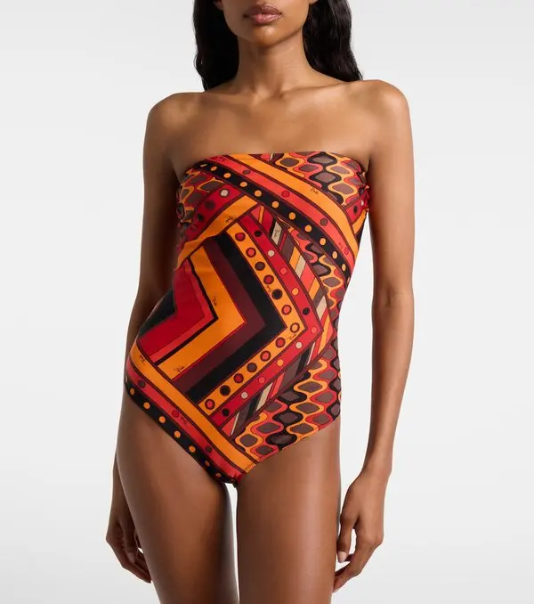Emilio Pucci Vivara One-piece Swimsuit - Orange