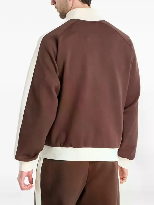 KARL KANI Striped Zip-up Sweatshirt