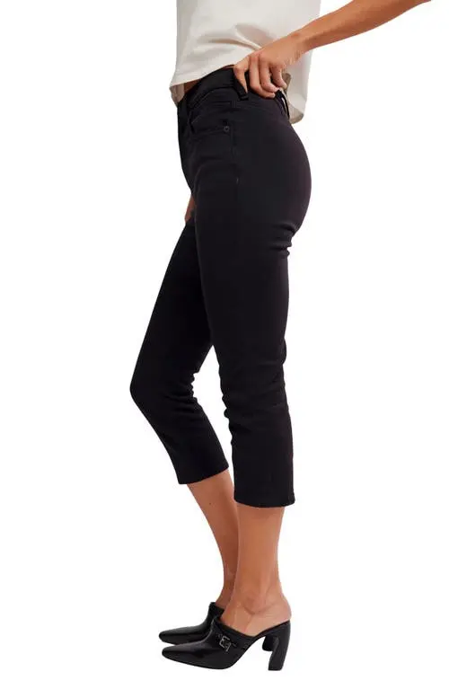 Free People Hot Take Crop Slim Fit Jeans
