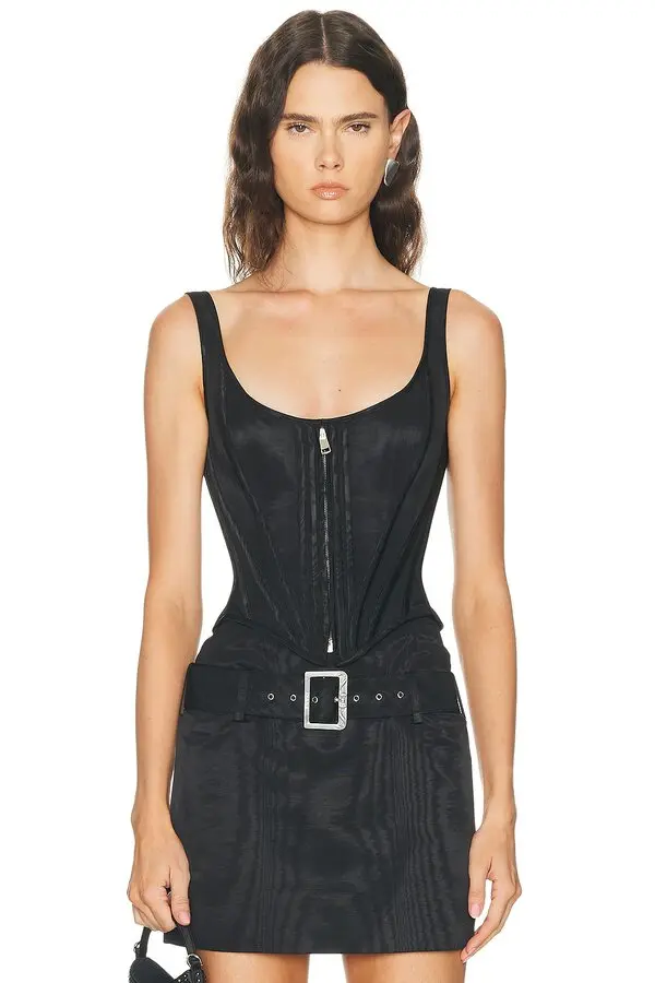 WIEDERHOEFT Boned Bodice Corset Top