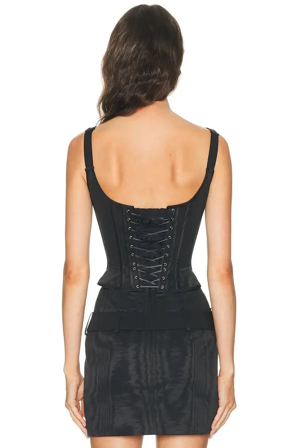 WIEDERHOEFT Boned Bodice Corset Top