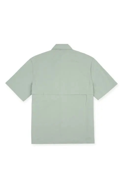 PAPER PLANES Utility Short Sleeve Button-up Shirt