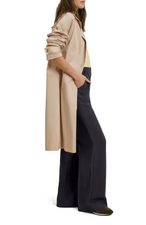 FAVORITE DAUGHTER The Easy Trench Coat - Light Khaki