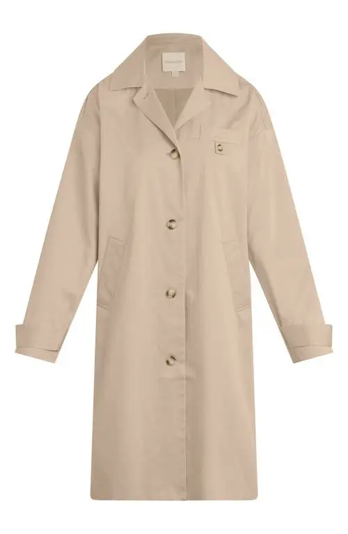 FAVORITE DAUGHTER The Easy Trench Coat - Light Khaki