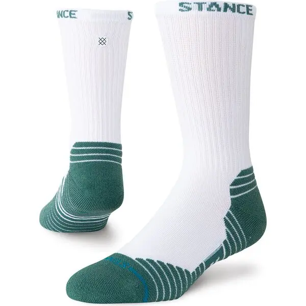 Stance Fairway Rib Crew Socks - White
