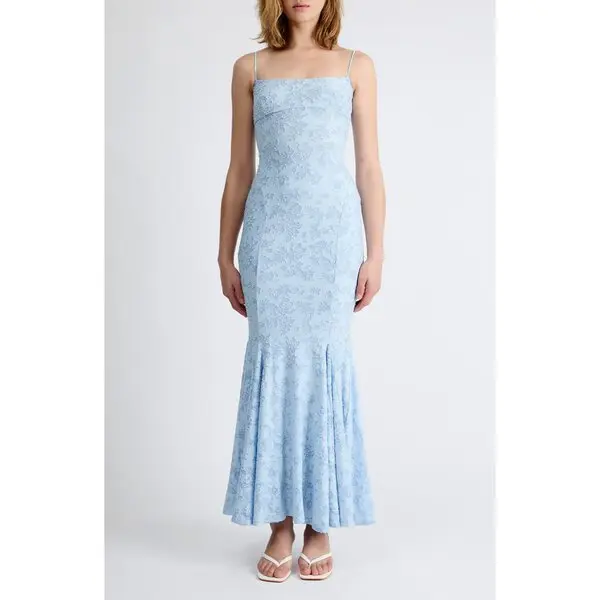 EXTRO & VERT Lara Stretch Lace Back Maxi Dress