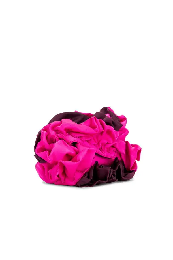 Dries Van Noten Small Ruffle Bag - Fuchsia
