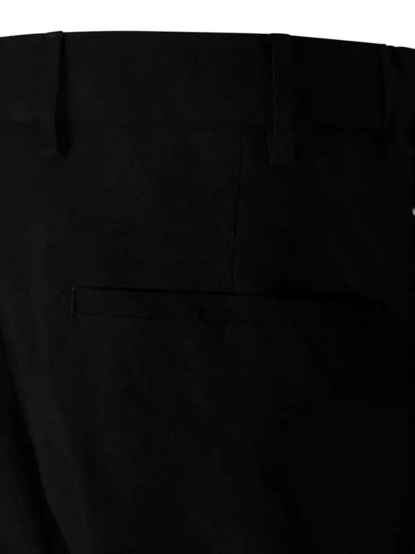 BERWICH Lucano Pressed-crease Trousers - Black