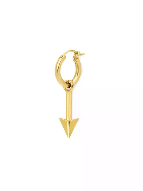YOJ Arrow Charm Hoop Earring