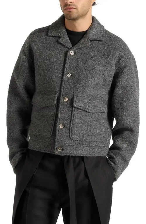 Manière De Voir Maniere De Voir Aurel Wool Jacket With Revere Collar
