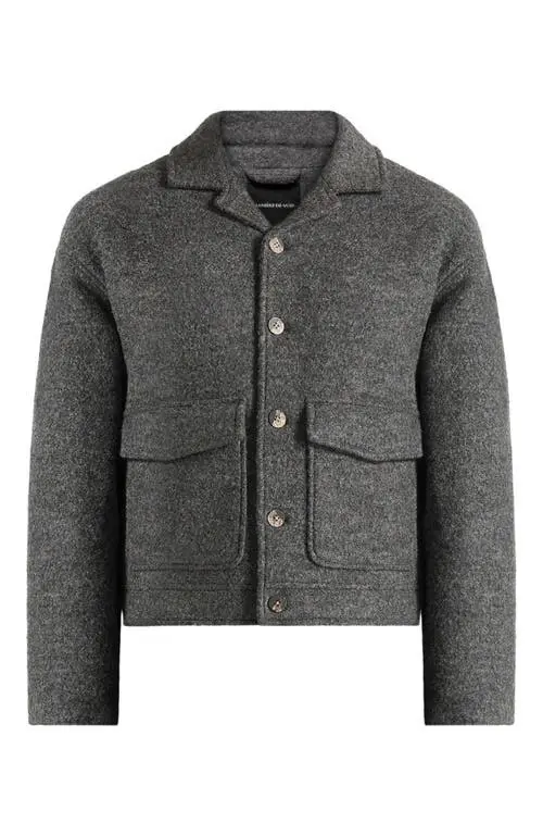 Manière De Voir Maniere De Voir Aurel Wool Jacket With Revere Collar