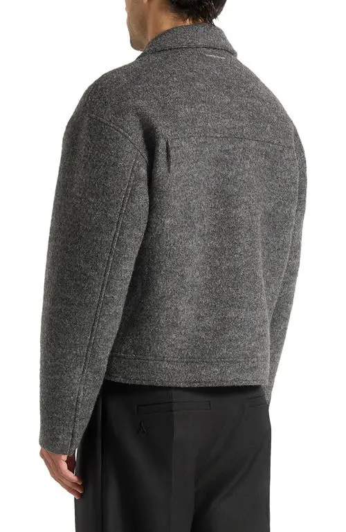 Manière De Voir Maniere De Voir Aurel Wool Jacket With Revere Collar