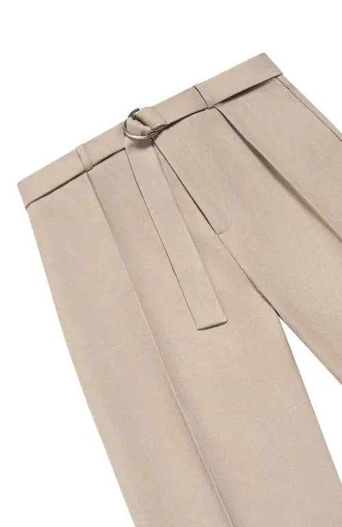 Manière De Voir Manìere De Voir Relaxed Fit Belted Tailored Trousers