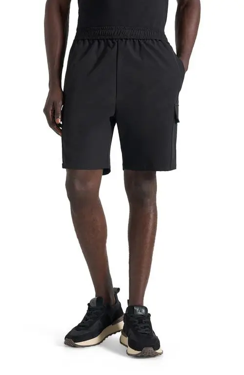 Manière De Voir Maniere De Voir Dimitri Technical Cargo Shorts - Black