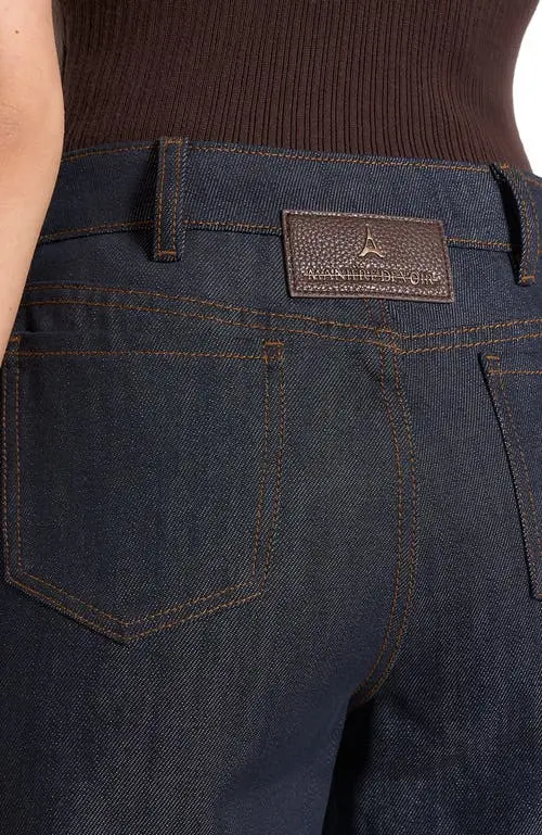 Manière De Voir Florence High Rise Straight Leg Jeans