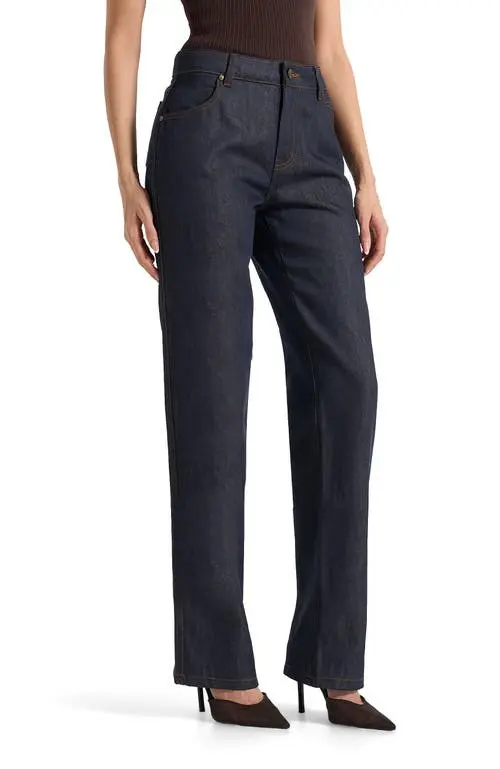 Manière De Voir Florence High Rise Straight Leg Jeans
