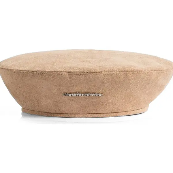Manière De Voir Manier De Voir Suede Beret - Beige