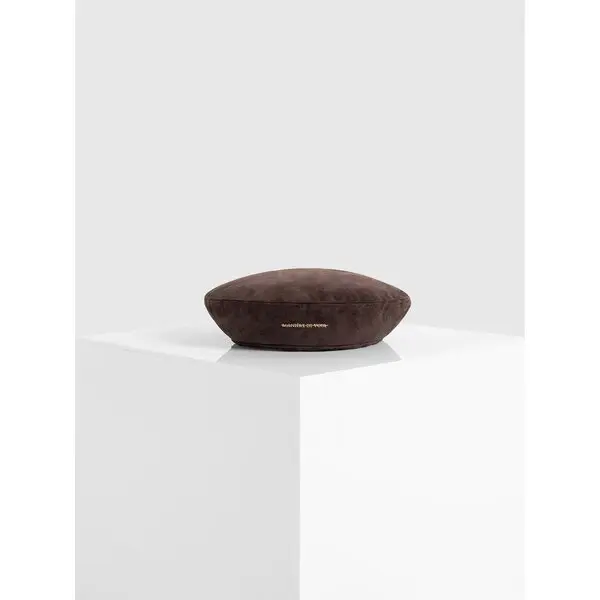 Manière De Voir Manier De Voir Suede Beret - Brown