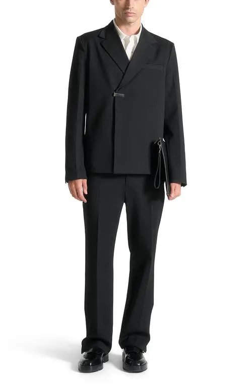 Manière De Voir Tom Slim Fit Tailored Stretch Dress Shirt - Black