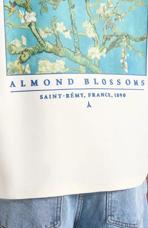 Manière De Voir Anders Almond Blossoms Cotton T-shirt